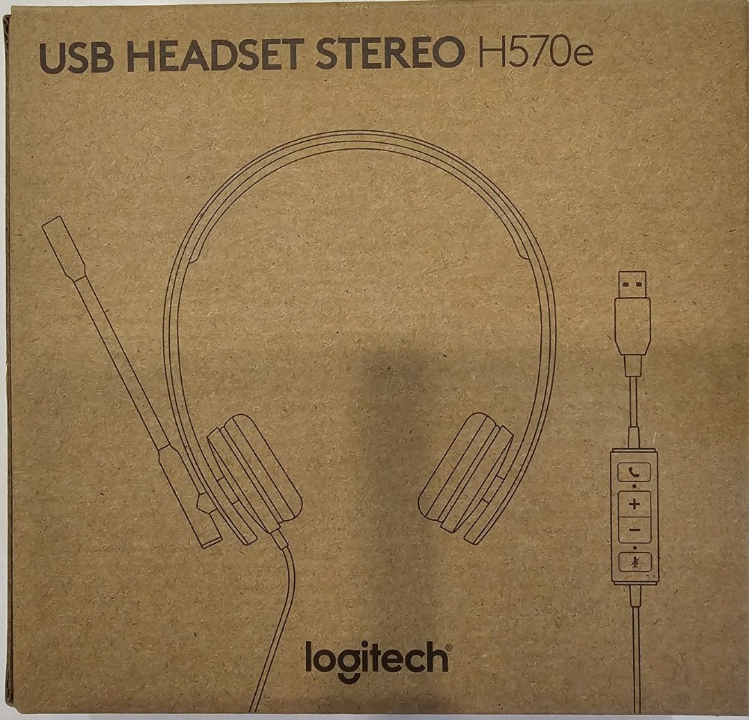 Logitech USB 570e Headset, Audio, Headphones & Headsets on Carousell