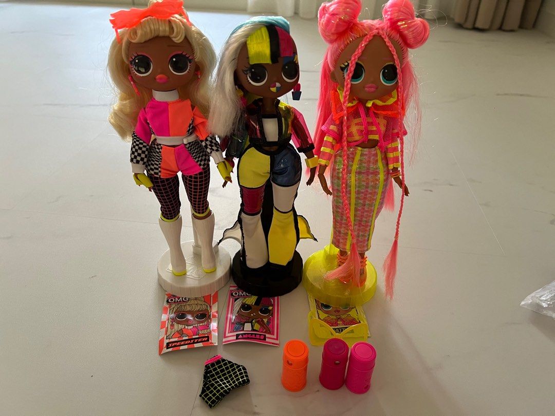 LOL SURPRISE OMG - Angles, Dazzle, Speedster doll, Hobbies & Toys, Toys ...