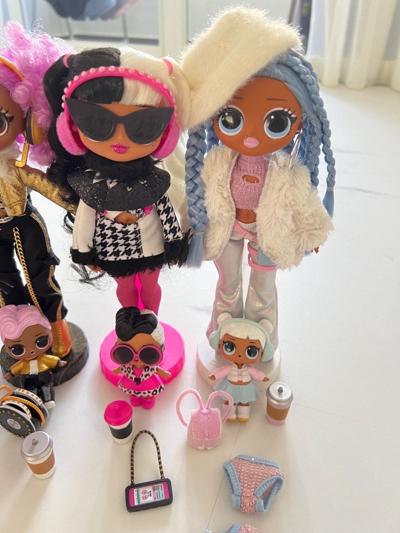 LOL SURPRISE OMG - Cosmic Nova, Snowlicious, Dollie, 24k Dj doll ...