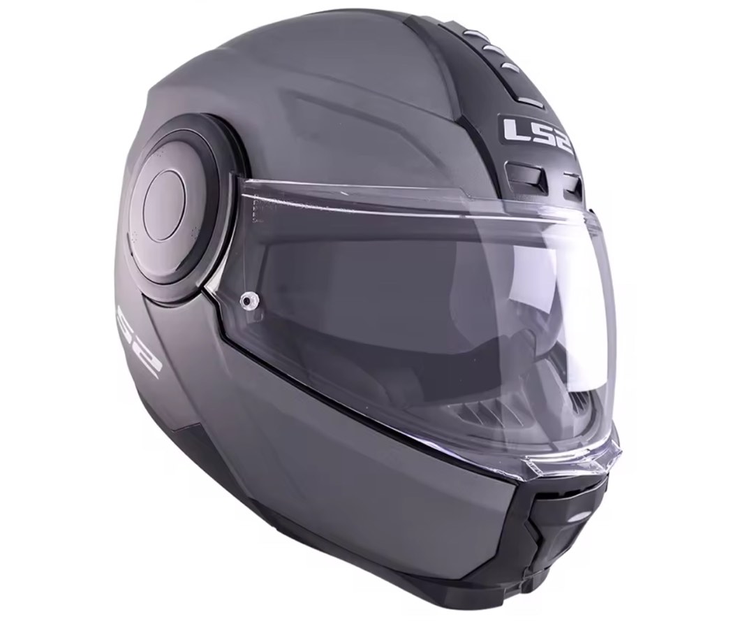 LS2 Modular Helmet FF902 Scope Nordo Gray, Motorbikes, Motorbike Parts ...