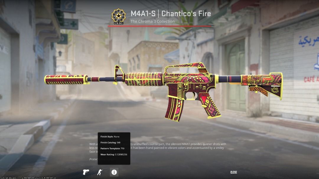 M4A1-S Chantico's Fire Minimal Wear CSGO CS2, Video Gaming, Video Games ...