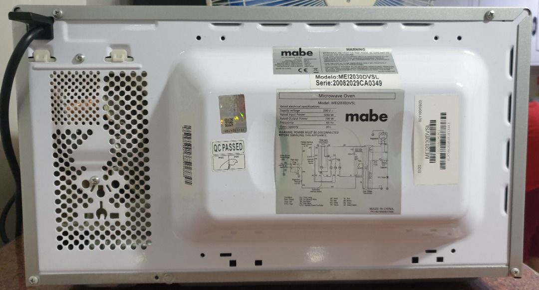 MABE 20-Liter Microwave Oven, TV & Home Appliances, Kitchen Appliances ...
