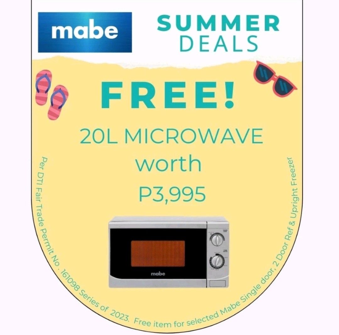 Mabe Ref Fridge With Free Microwave, TV & Home Appliances, Kitchen ...