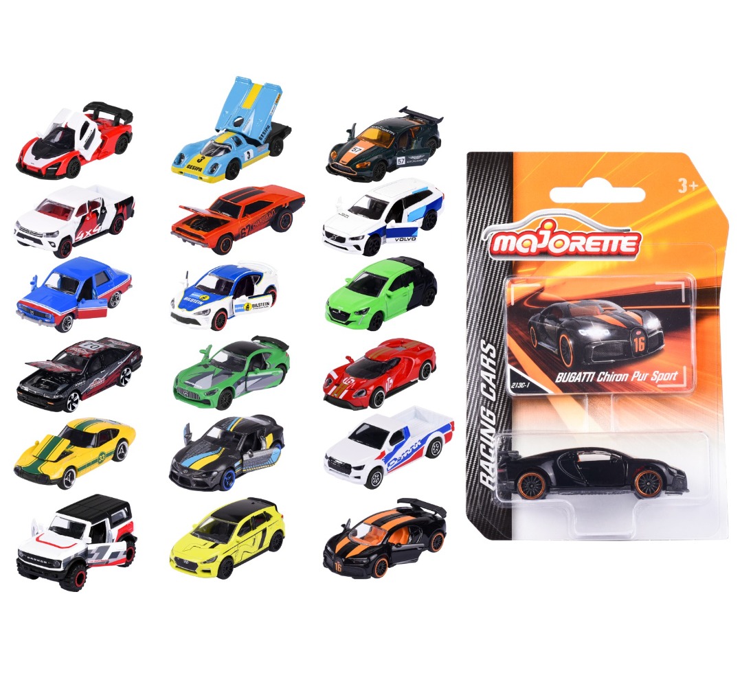 Majorette Racing Cars Assortment 18 Designs (Carton of 36 pc), Hobbies ...