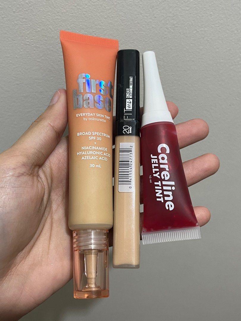 [MAKEUP BUNDLE] COLOURETTE SKIN TINT, MAYBELLINE FIT ME CONCEALER ...