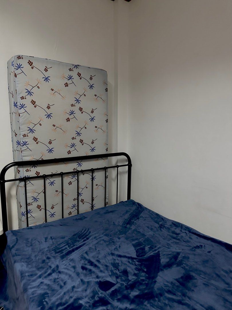 Mandaue Foam Kumi Metal Bed in Semi Double 48x75 Including Mattress ...