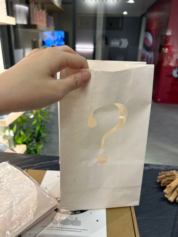 Marry Me? Paper bag wedding proposal props, Hobbies & Toys, Stationery ...