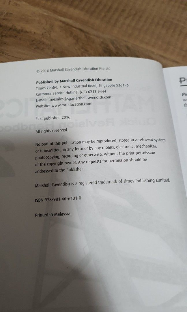 Mathematics Quick Revision Handbook 2, Hobbies & Toys, Books ...