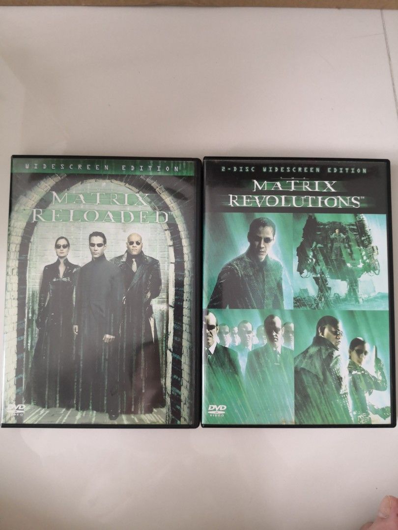 Matrix Reloaded/Revolutions DVD, Hobbies & Toys, Music & Media, CDs ...