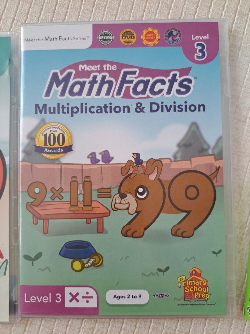 Meet the Math Facts Level 1, 2, 3, Hobbies & Toys, Music & Media, CDs ...
