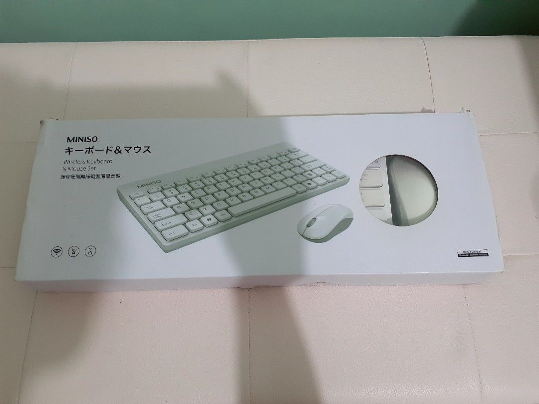 Miniso Wireless Keyboard and Mouse Set, Computers & Tech, Parts & Accessories, Computer Keyboard ...