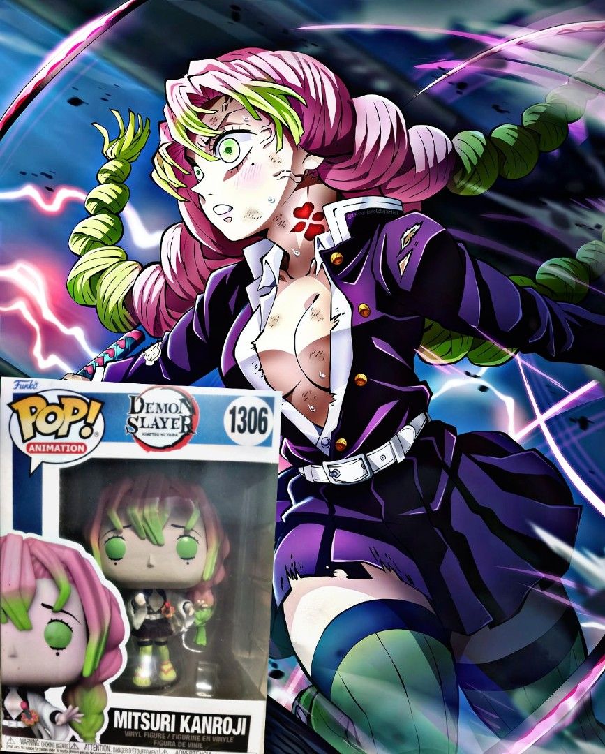 Mitsuri Kanroji Demon Slayer Funko, Hobbies & Toys, Toys & Games on Carousell