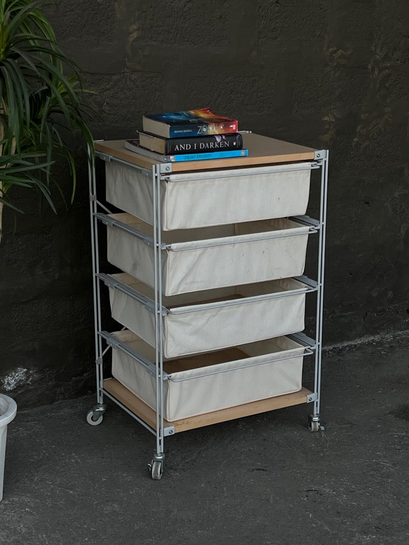 Muji style canvas shelf unit L 22 inches W 15.5 H 34.5 For your japandi ...