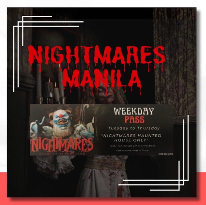 Nightmares Manila - ticket, Tickets & Vouchers, Event Tickets on Carousell