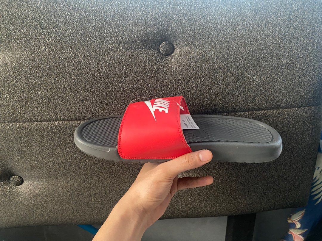 Nike Benassi, Men's Fashion, Footwear, Slippers & Slides on Carousell