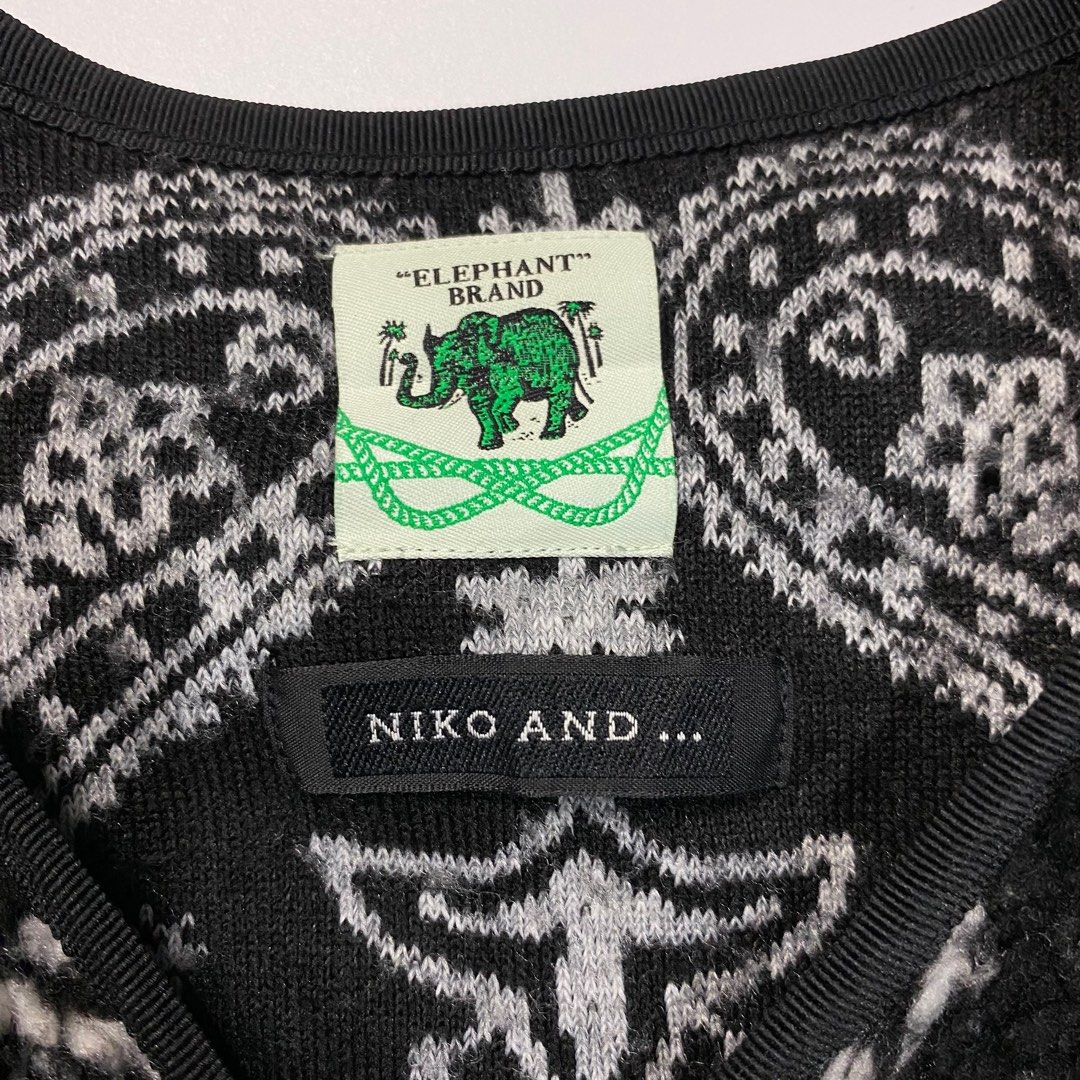 Niko and... Co x Elephant Brand Deep Pile Paisley Fleece Jacket, Men's ...