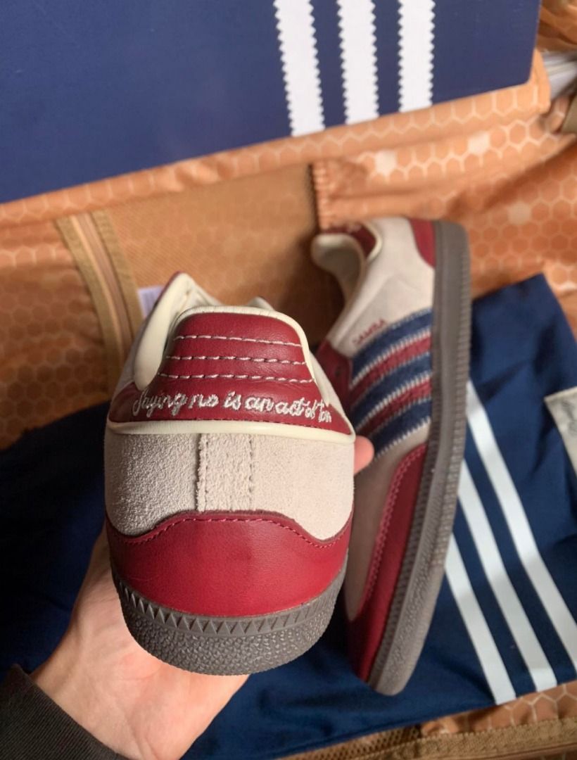 NOTITLE x Adidas Samba OG Red, Women's Fashion, Footwear, Sneakers on ...