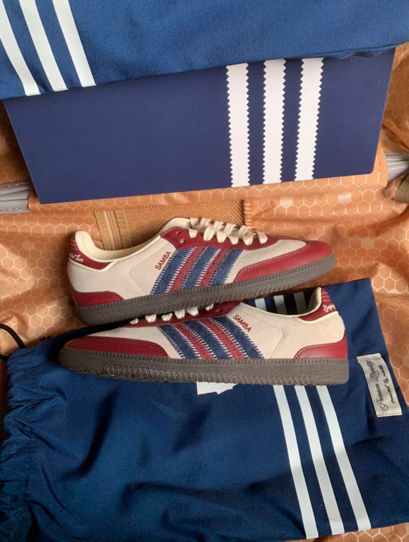 NOTITLE x Adidas Samba OG Red, Women's Fashion, Footwear, Sneakers on ...