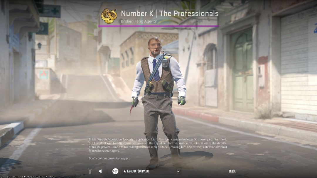 Number K | The Professionals CSGO CS2, Video Gaming, Video Games, Others on Carousell