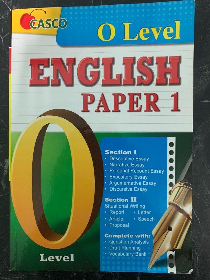 O Level English Paper 1 Guide, Hobbies & Toys, Books & Magazines ...