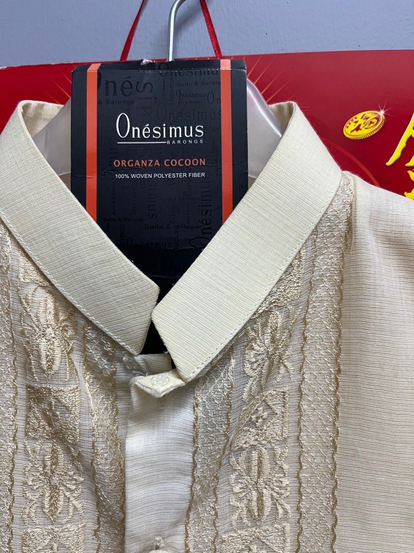 Onésimus Organza Cocoon Barong, Men's Fashion, Coats, Jackets and ...