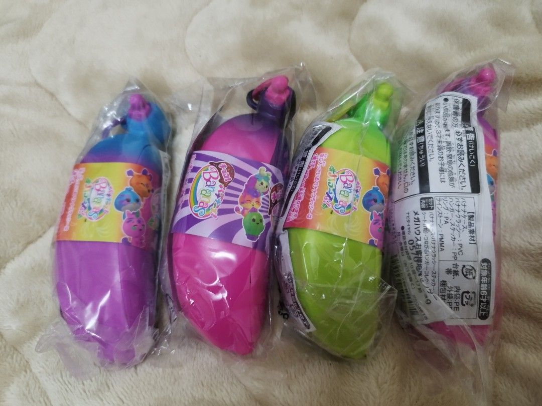Original Bananas Bunch toy surprise 4pcs set, Hobbies & Toys, Toys ...