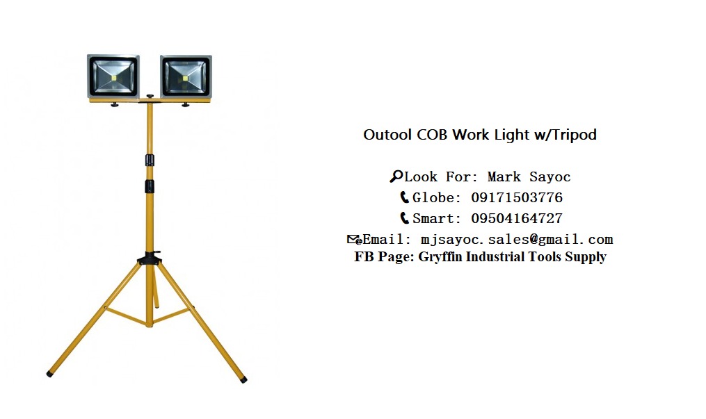 Outool COB Work Light w/Tripod, Commercial & Industrial, Industrial ...