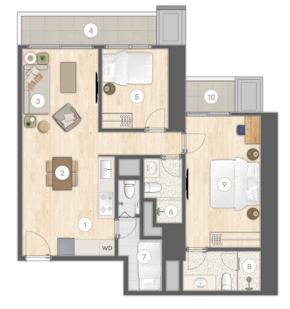 P218k/sqm 2 Bedroom (15th Floor) with parking at LAYA Residences by ...