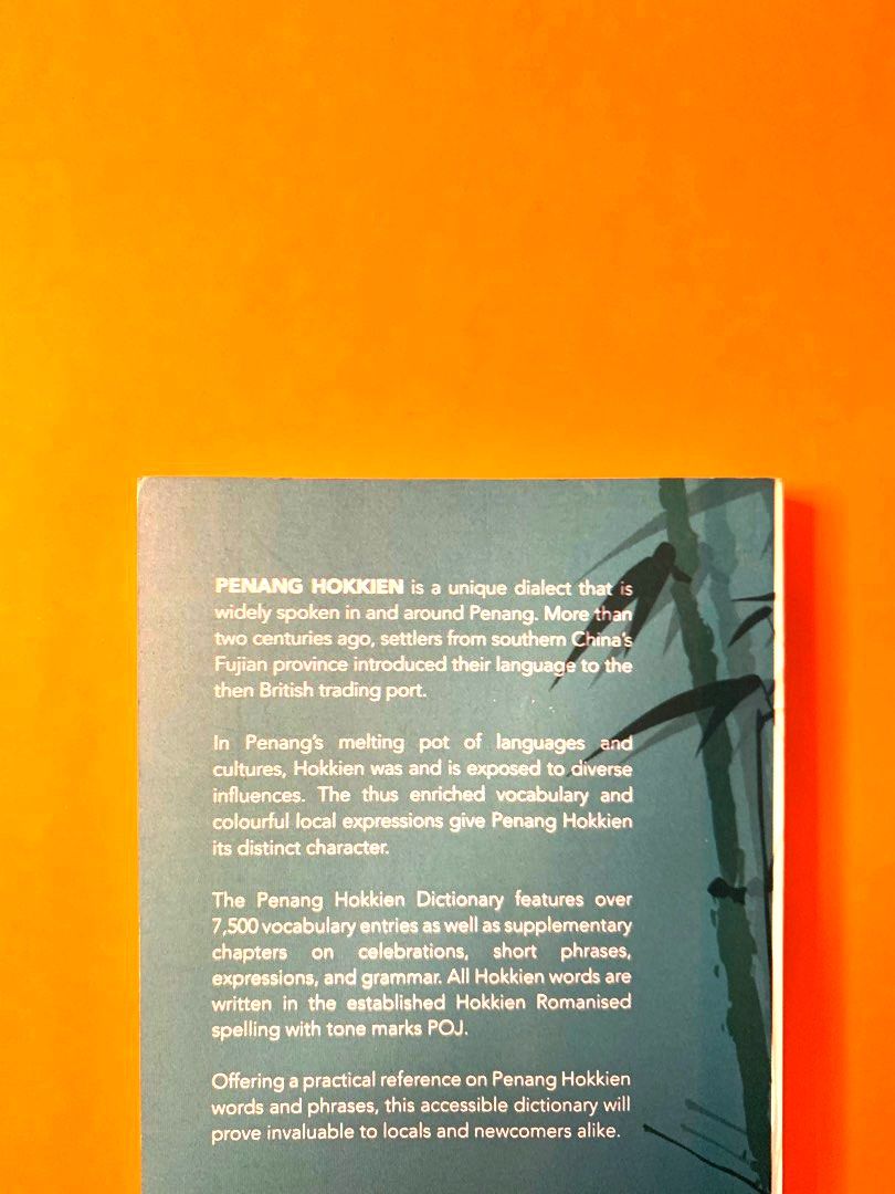 Penang Hokkien Dictionary (English - Hokkien), Luc de Gijzel, Hobbies ...