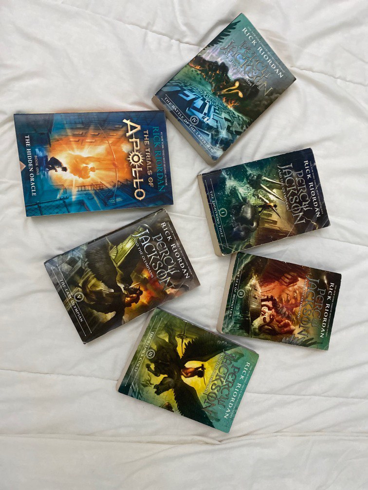 percy jackson bundle, Hobbies & Toys, Books & Magazines, Fiction & Non ...