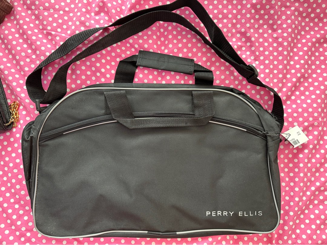 Perry Elis duffel bag BLACK, Women's Fashion, Bags & Wallets, Shoulder ...