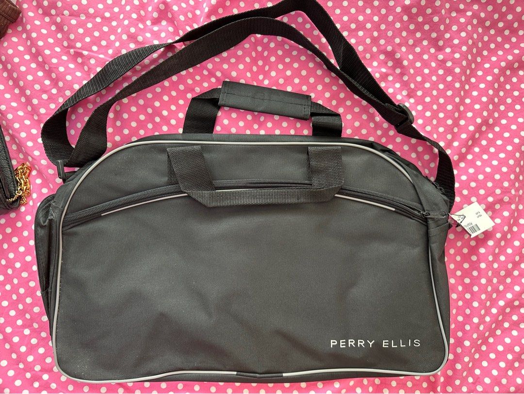 Perry Elis duffel bag BLACK, Women's Fashion, Bags & Wallets, Shoulder ...