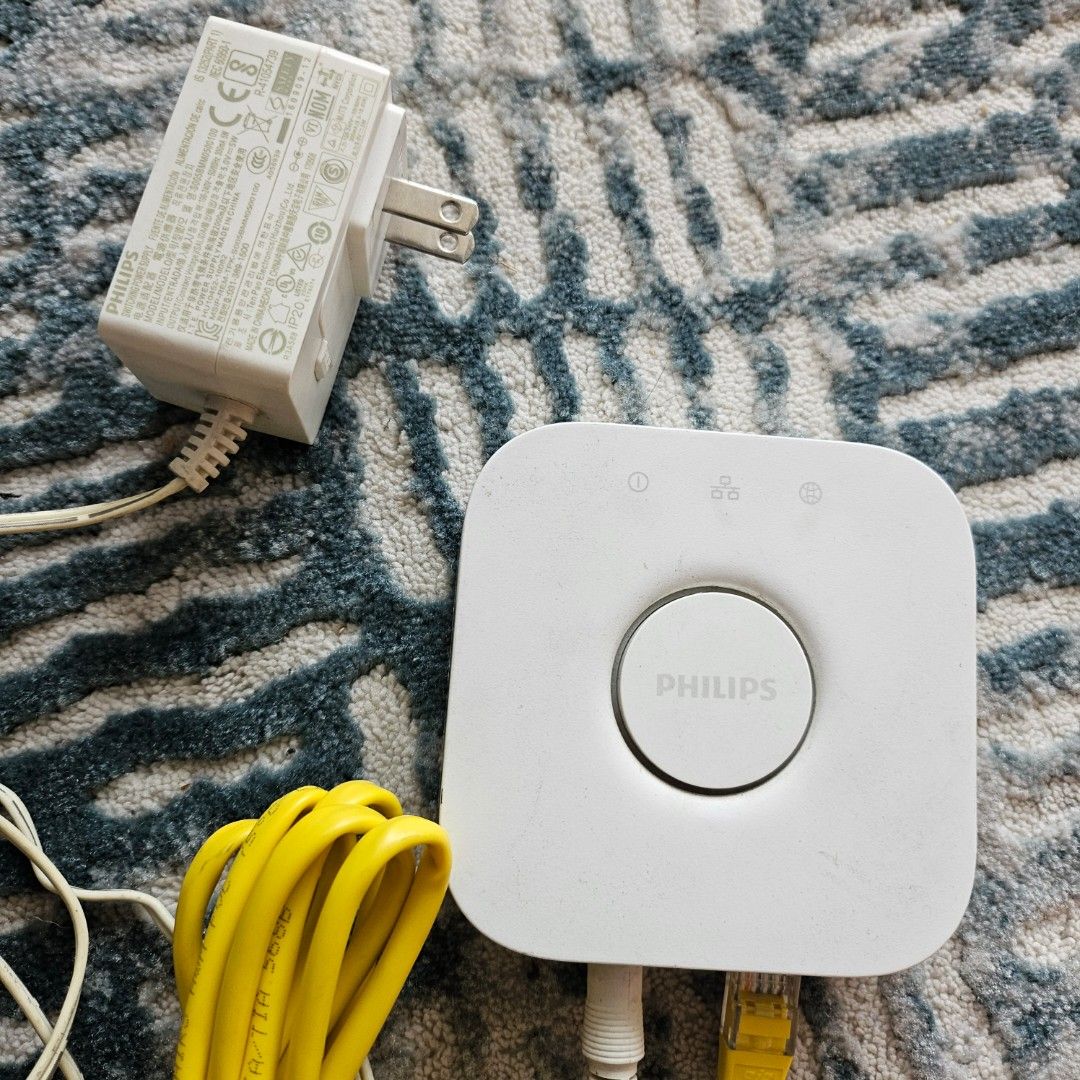 Philips Hue Smart Bridge 2nd Generation, Furniture & Home Living ...