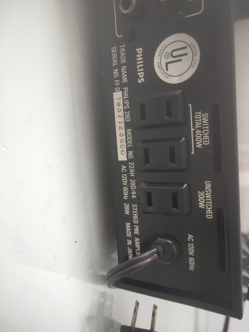 Philip's Pre amp model 280, Audio, Soundbars, Speakers & Amplifiers on ...