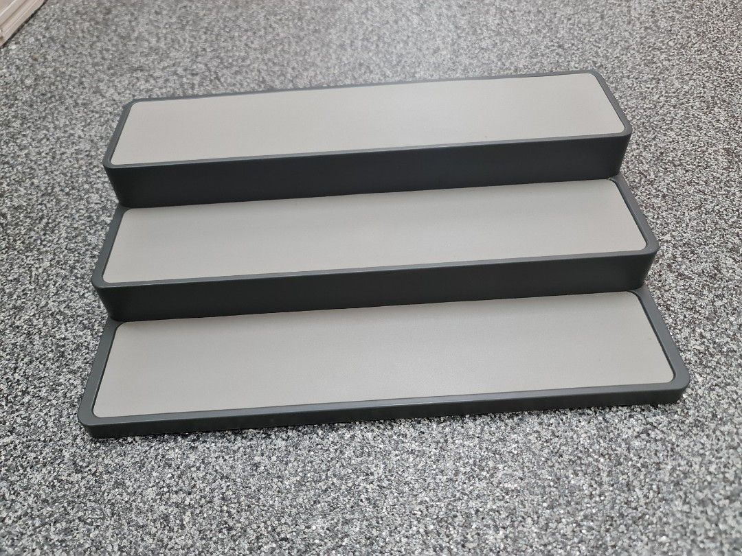 Plastic 3-tier rack, Furniture & Home Living, Furniture, Shelves ...