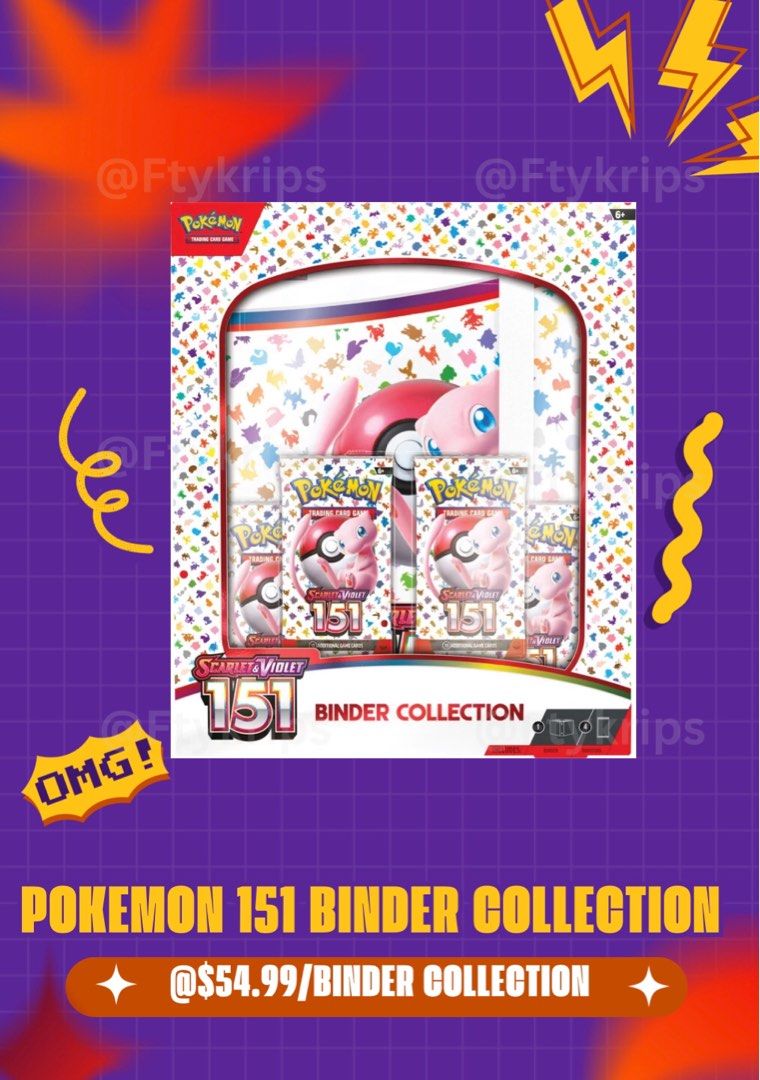 Pokemon 151 binder collection, Hobbies & Toys, Toys & Games on Carousell