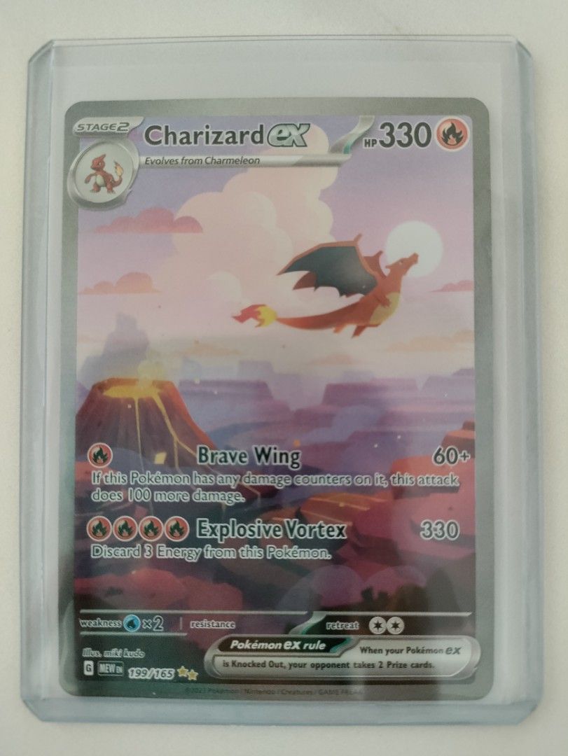 Pokemon 151 ENG Charizard EX Special Illustration Rare, Hobbies & Toys ...