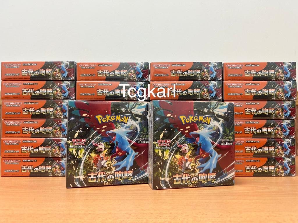 Pokemon Ancient Roar Future Flash Japanese Booster Box Sv4k Sv4m ...