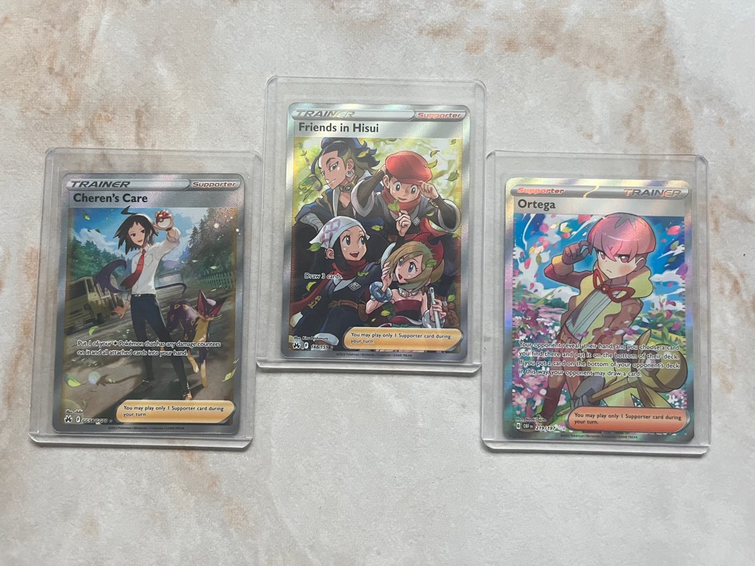 Pokemon Trainer Cards, Hobbies & Toys, Toys & Games on Carousell