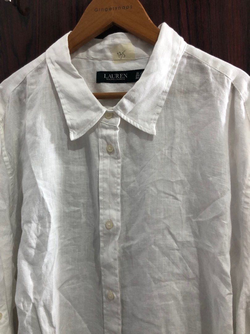 Polo Ralph Lauren Putih Women, Fesyen Wanita, Pakaian Wanita, Atasan di ...