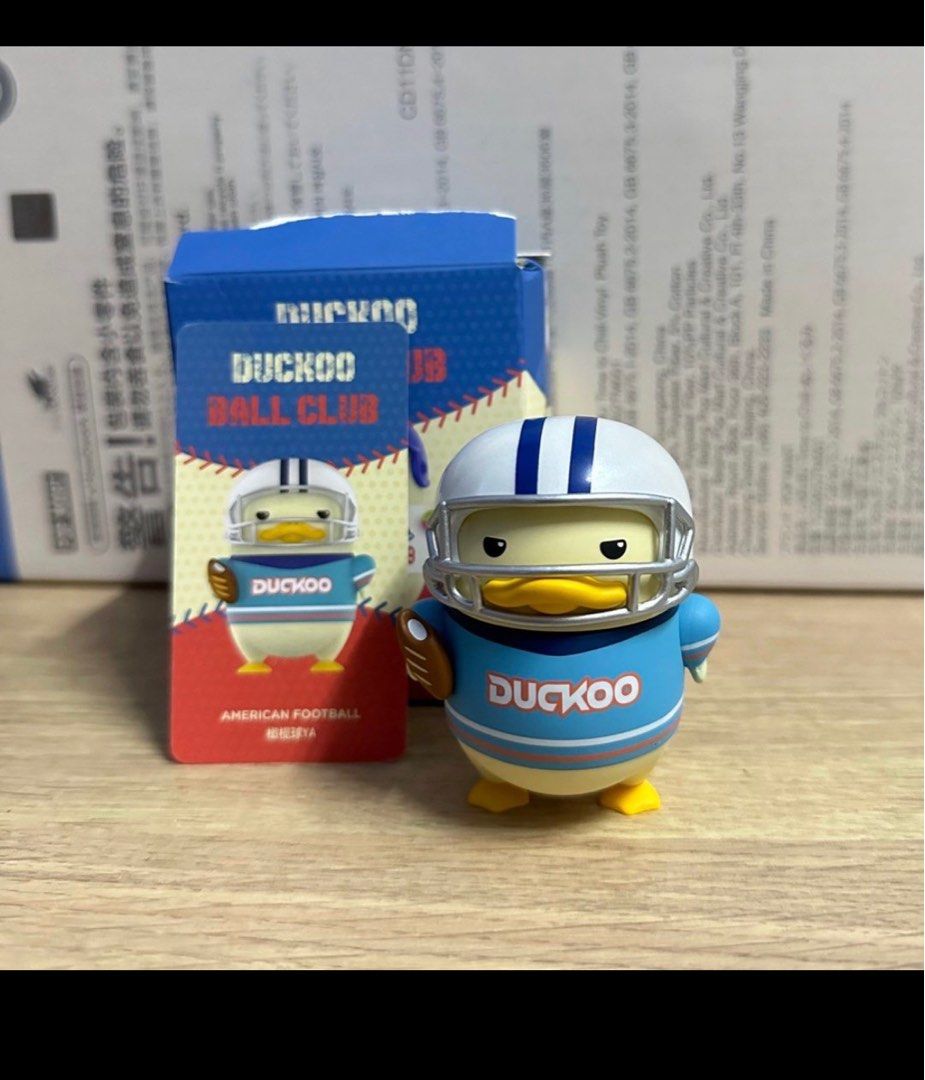Popmart Duckoo Football + Basketball, Hobbies & Toys, Toys & Games on ...