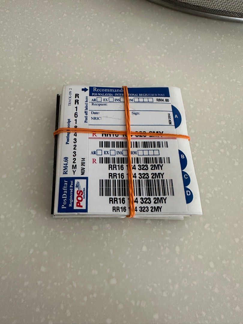 Pos Malaysia international registered label, Everything Else, Others on ...
