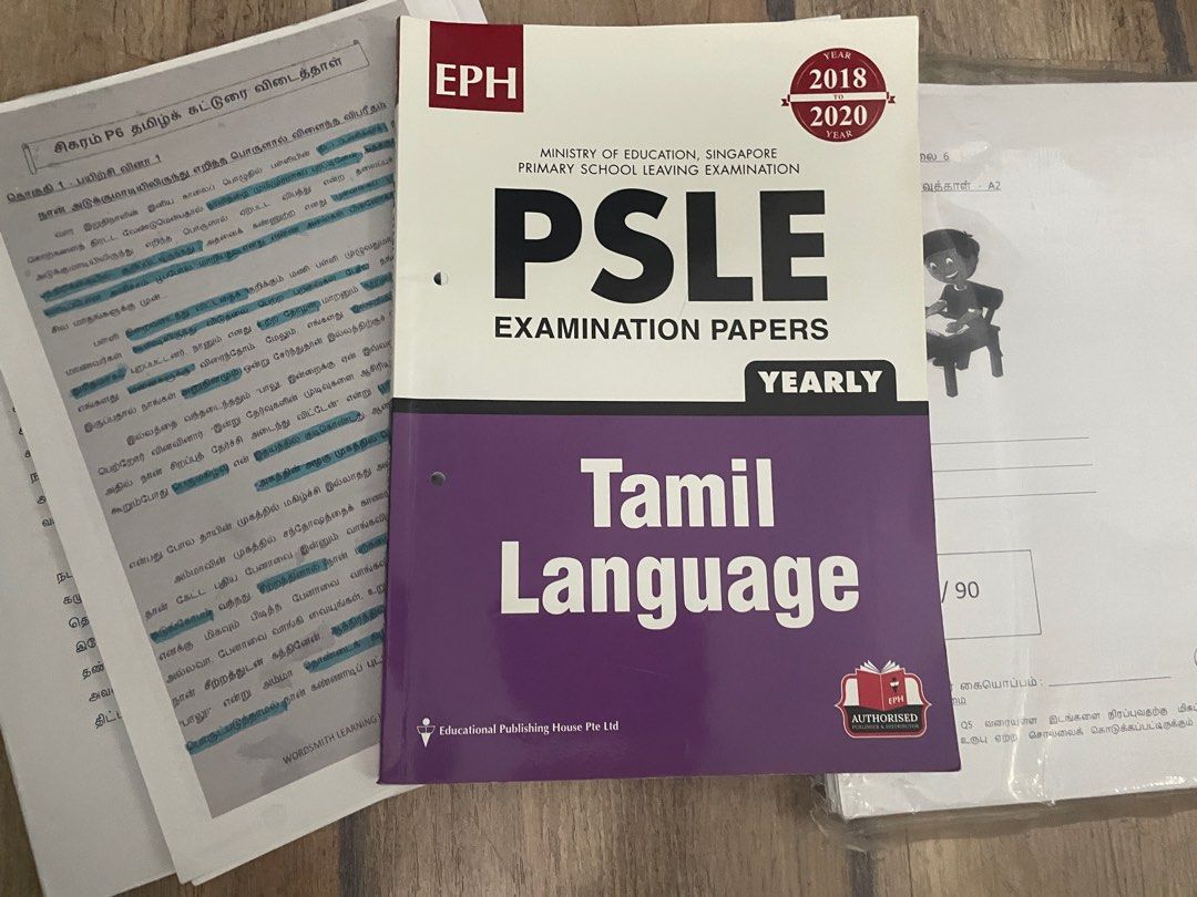 PSLE Tamil Assessment papers, Hobbies & Toys, Books & Magazines ...