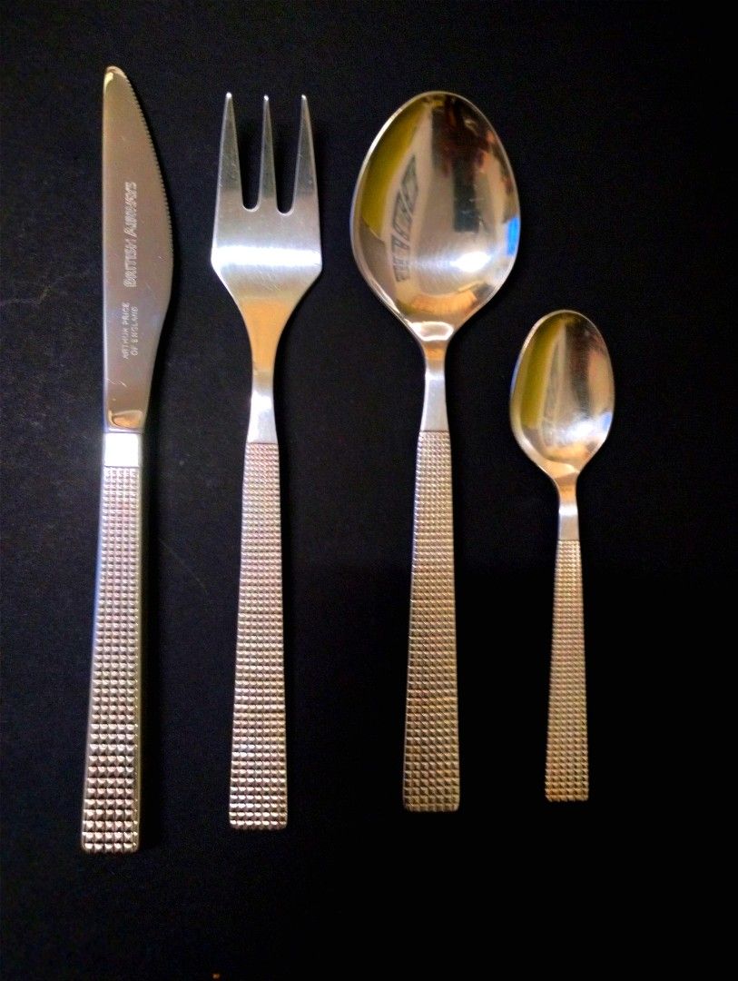 Rare & So Iconic - Complete 4pc cutlery sets from the British Airways ...