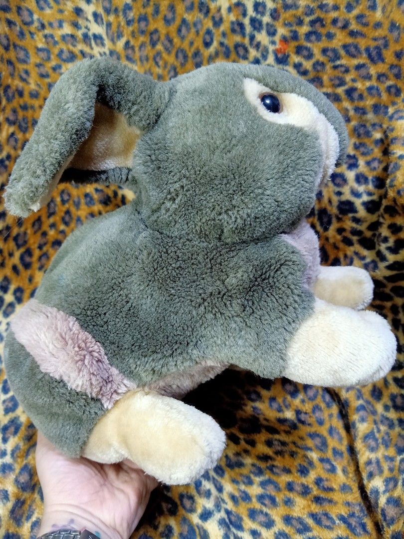 REALISTIC TRI-COLOR BUNNY / RABBIT PLUSH TOY, Hobbies & Toys, Toys ...