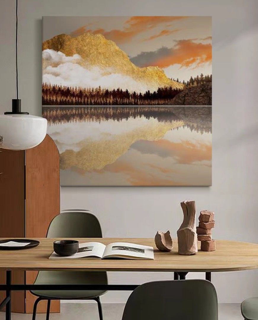 ReFleCtion Oil Painting, Hobbies & Toys, Art & Prints on Carousell