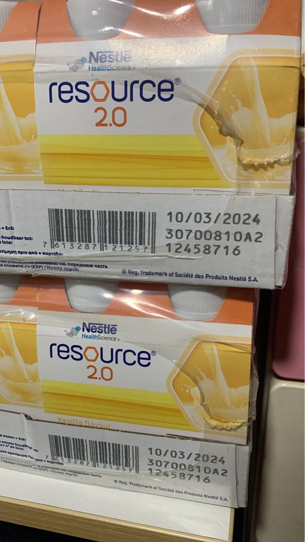 Resource 2.0 Vanilla Flavour, Health & Nutrition, Health Supplements ...