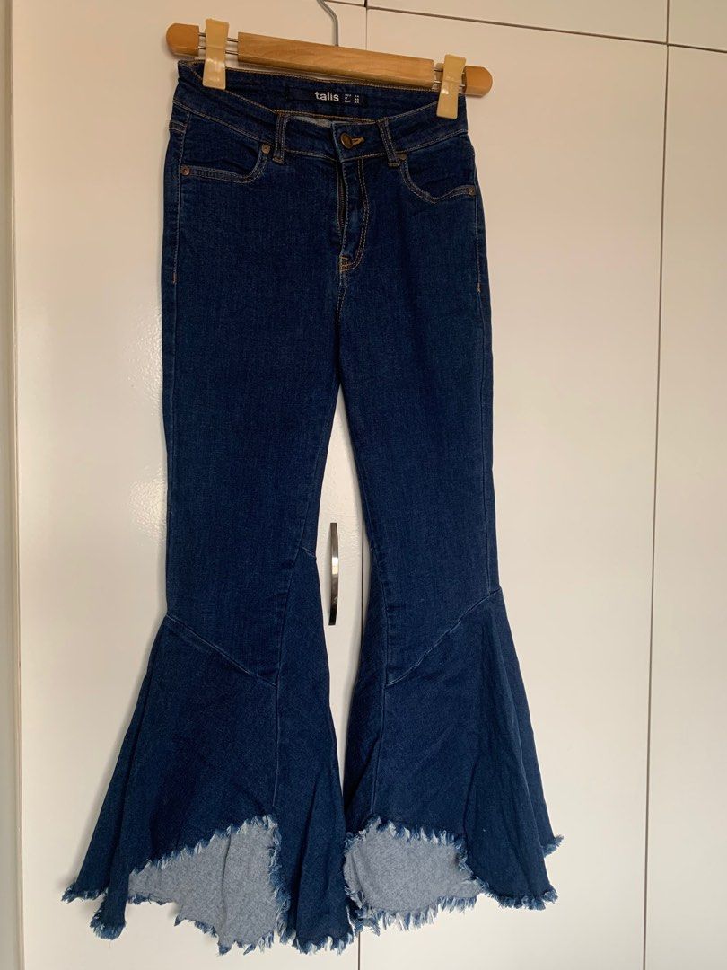 Retro Denim pants/ Cowgirl jeans, Women's Fashion, Bottoms, Jeans on ...