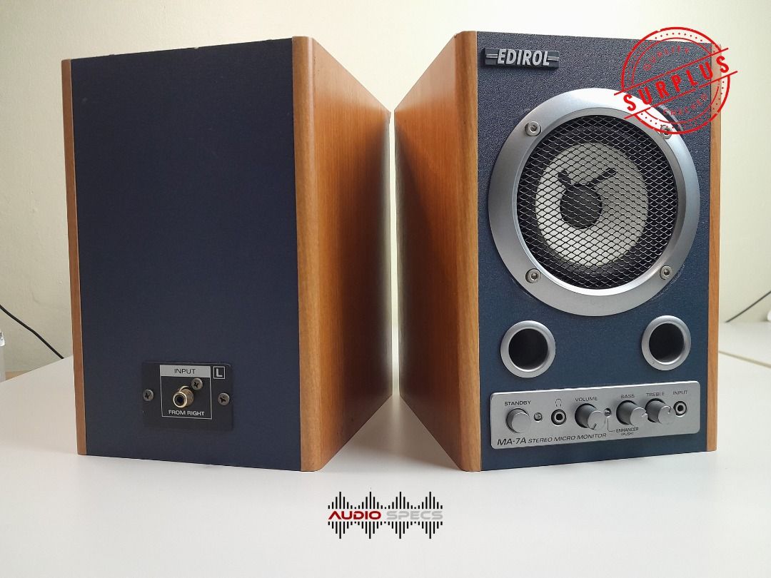 Roland Edirol MA-7A Stereo Micro Monitor Speakers, Audio, Soundbars ...