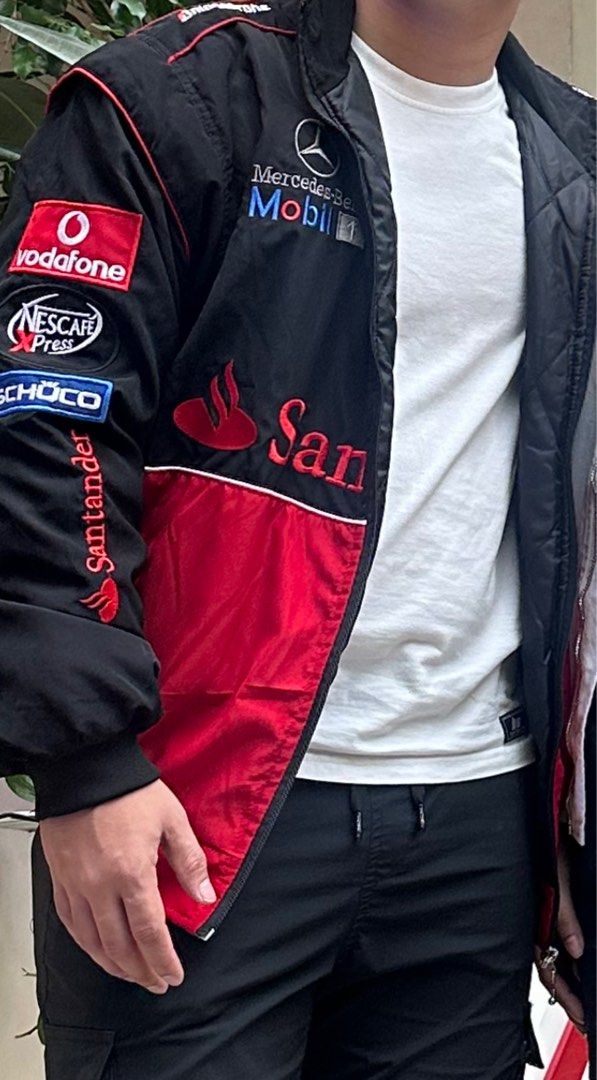 Santander Racing Jacket (Original), Men's Fashion, Coats, Jackets and ...